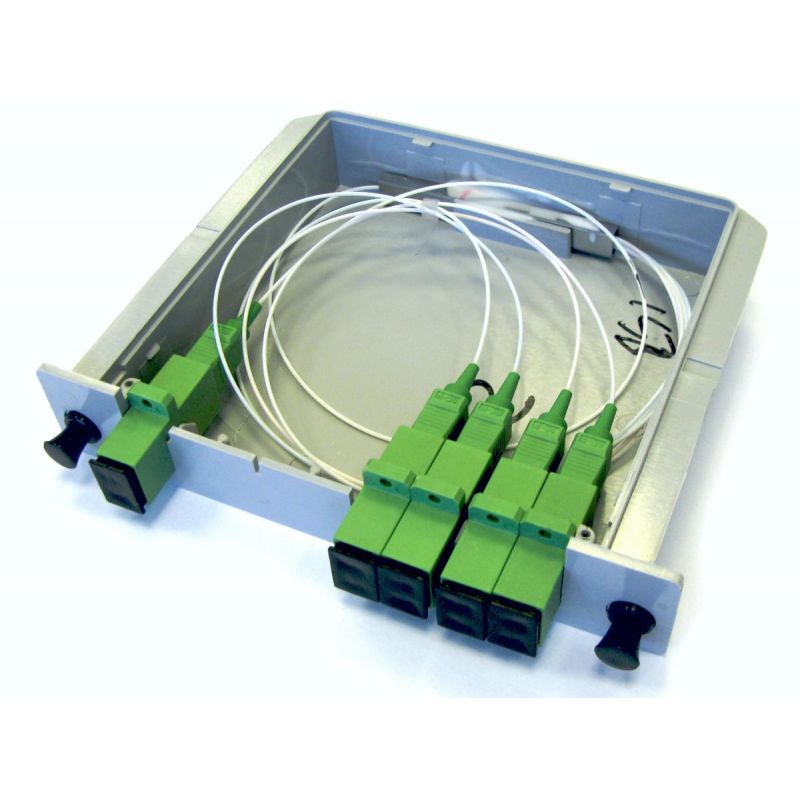 Spliter box 1x4 SC/APC Braun Group SO-PLC BOX 1x4 SC/APC - PLC optical ...
